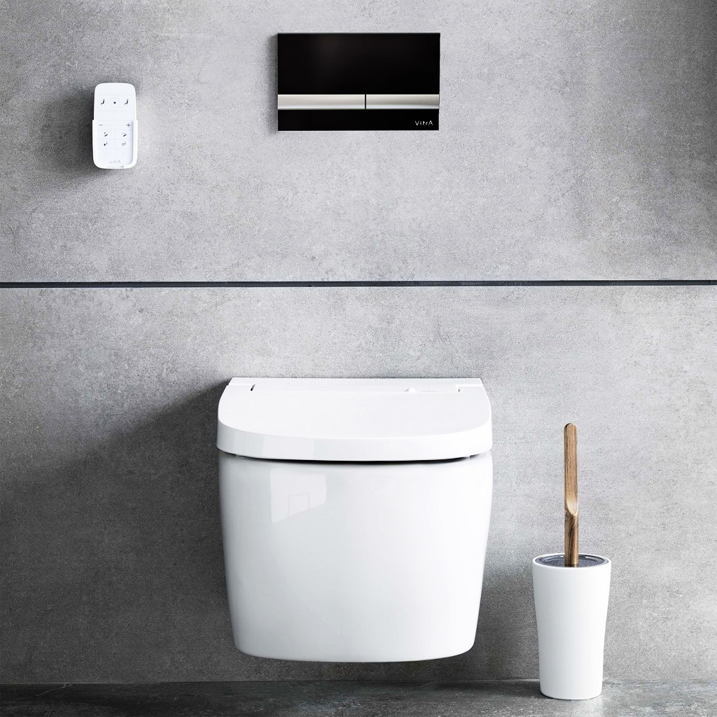 Vitra V-Care Essential Wall Hung Smart Shower Toilet