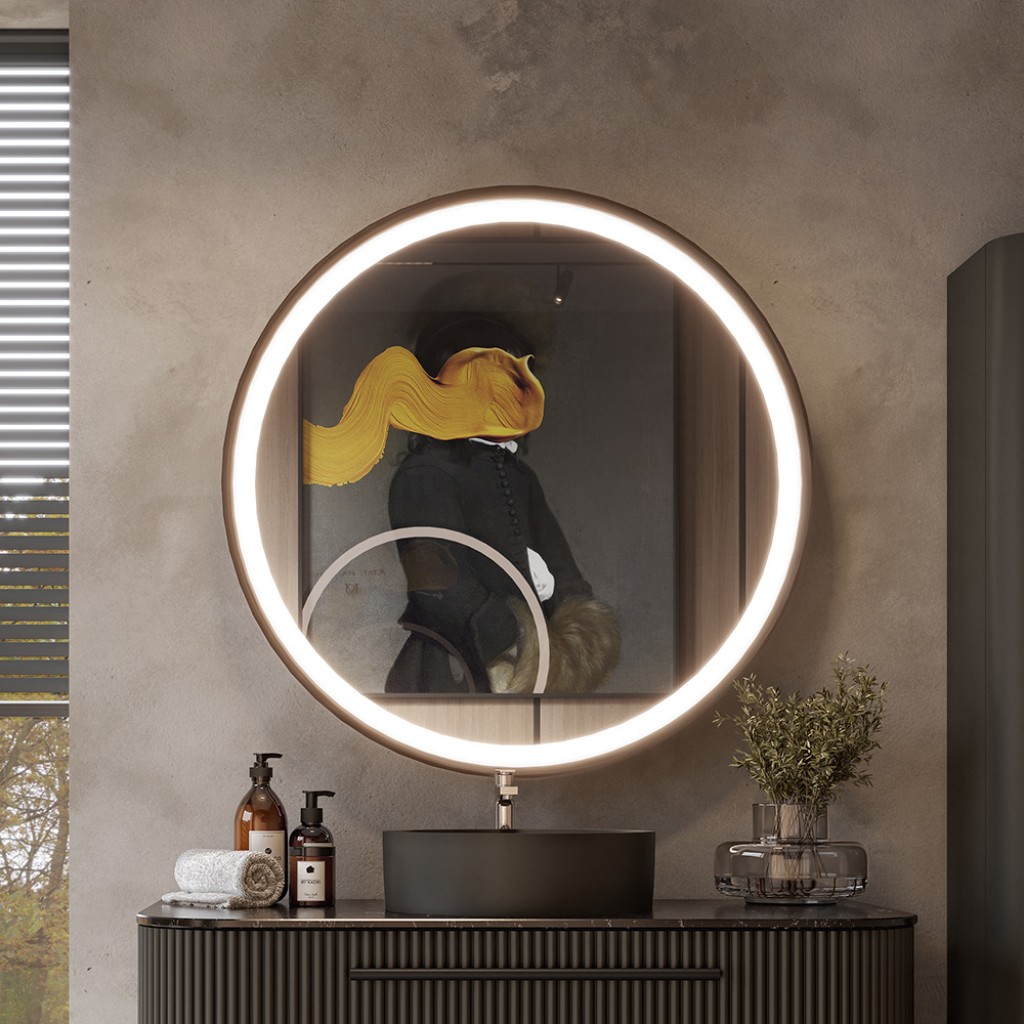 Creavit Rayas Led Mirror - 850mm - Anthracite