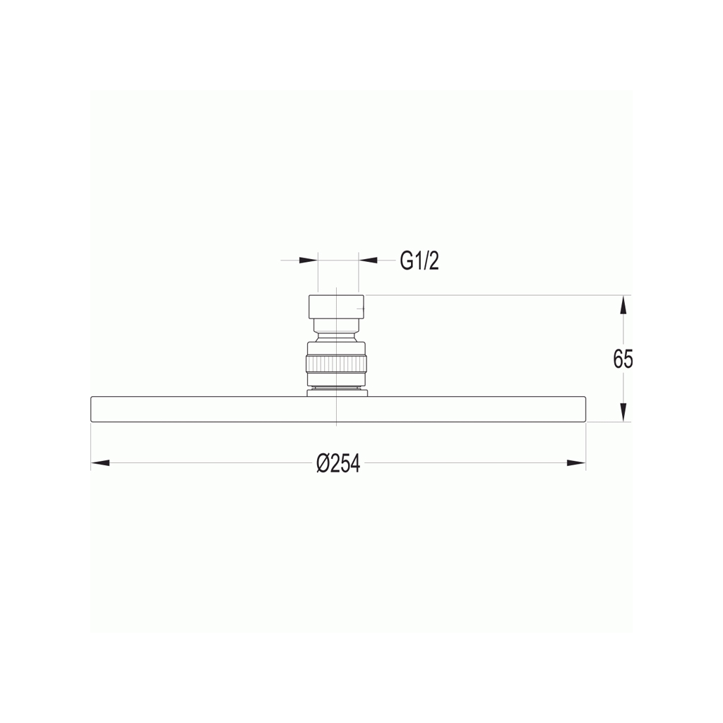 Flova Levo Gold Round 2 Outlet Concealed Thermostatic Shower Set ...