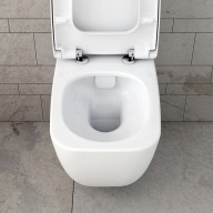 VitrA Shift Rimless Wall Hung Toilet + Soft Close Seat